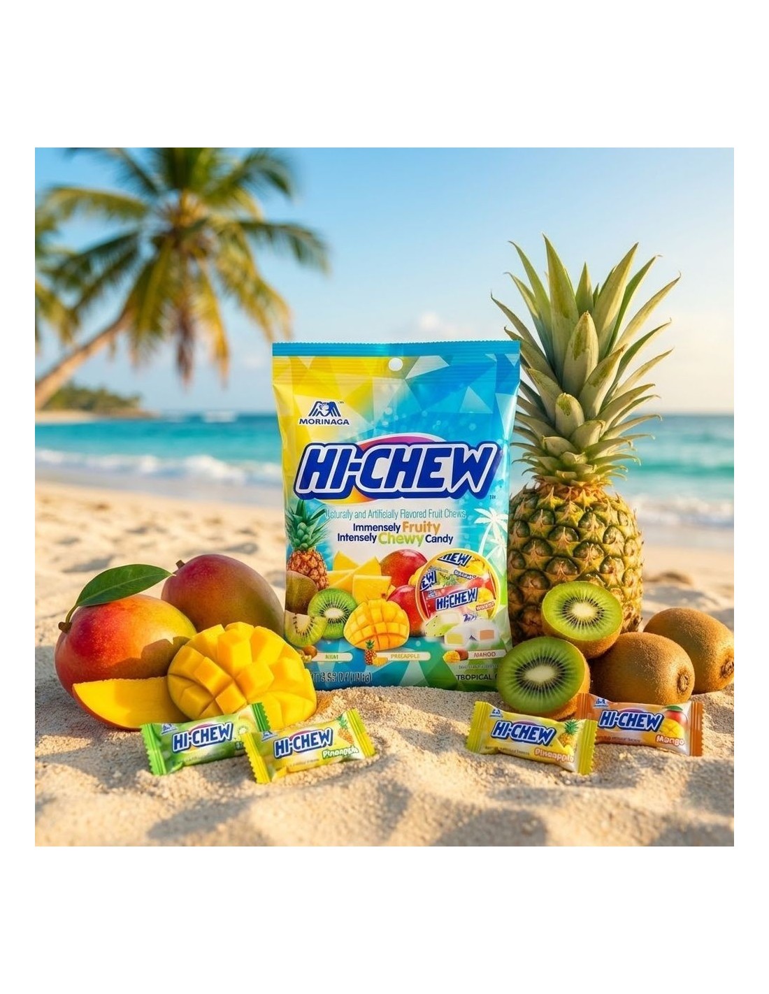 Hi-Chew Tropical Mix : Mélange Fruits Tropicaux | Pop's America