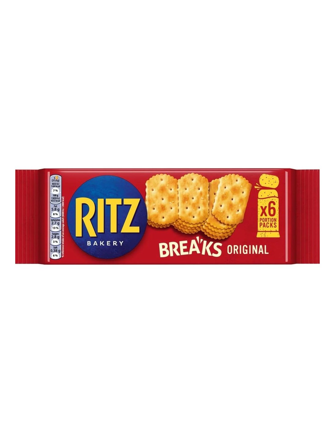Ritz Breaks Original 6 Pack – Crackers Beurrés Multipack UK Mondelēz ...