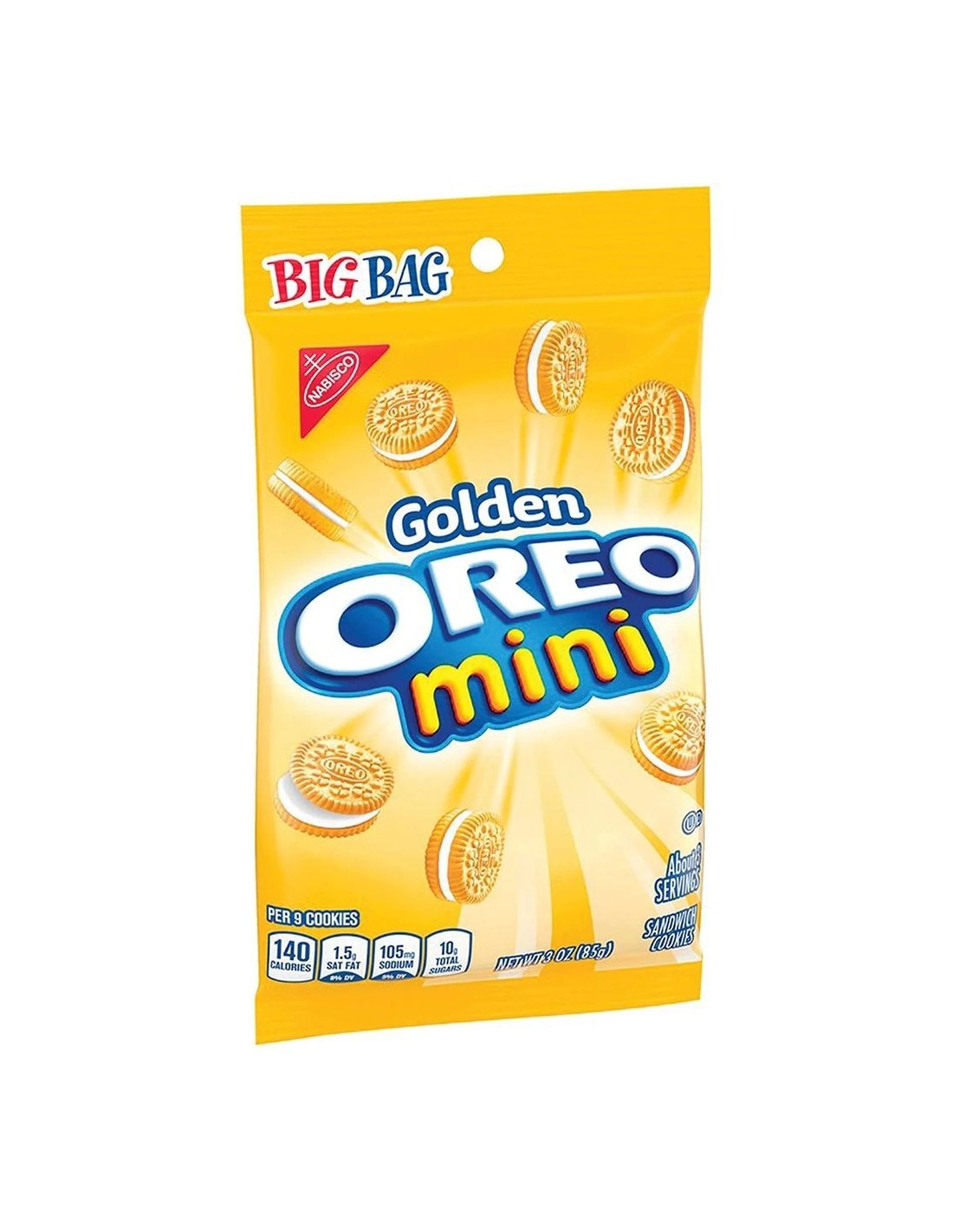Oreo Mini Golden – Biscuits Vanille Format Mini Nabisco | Pop's America