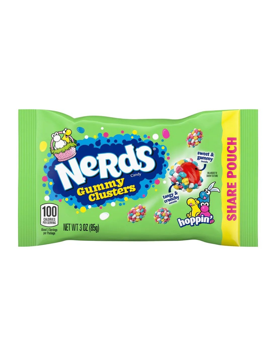 Nerds Gummy Clusters Hoppin' 85g – Caramelle USA | Pop's America