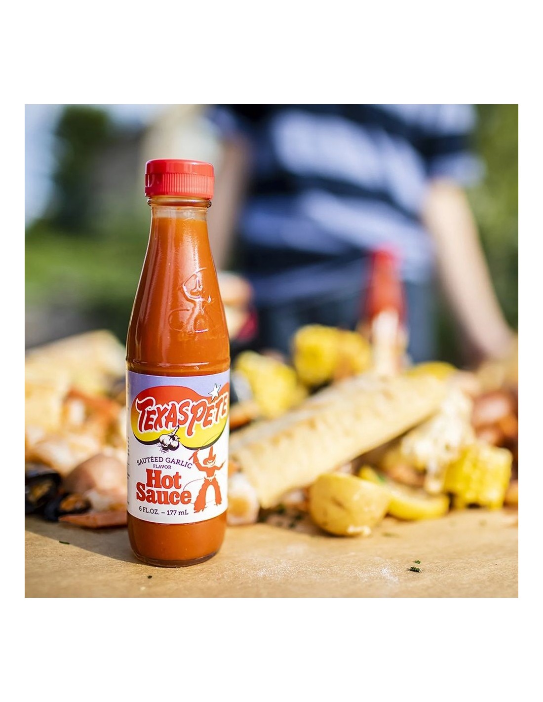 Salsa de ajo salteada Texas Pete - Chili Garlic | Pop's America