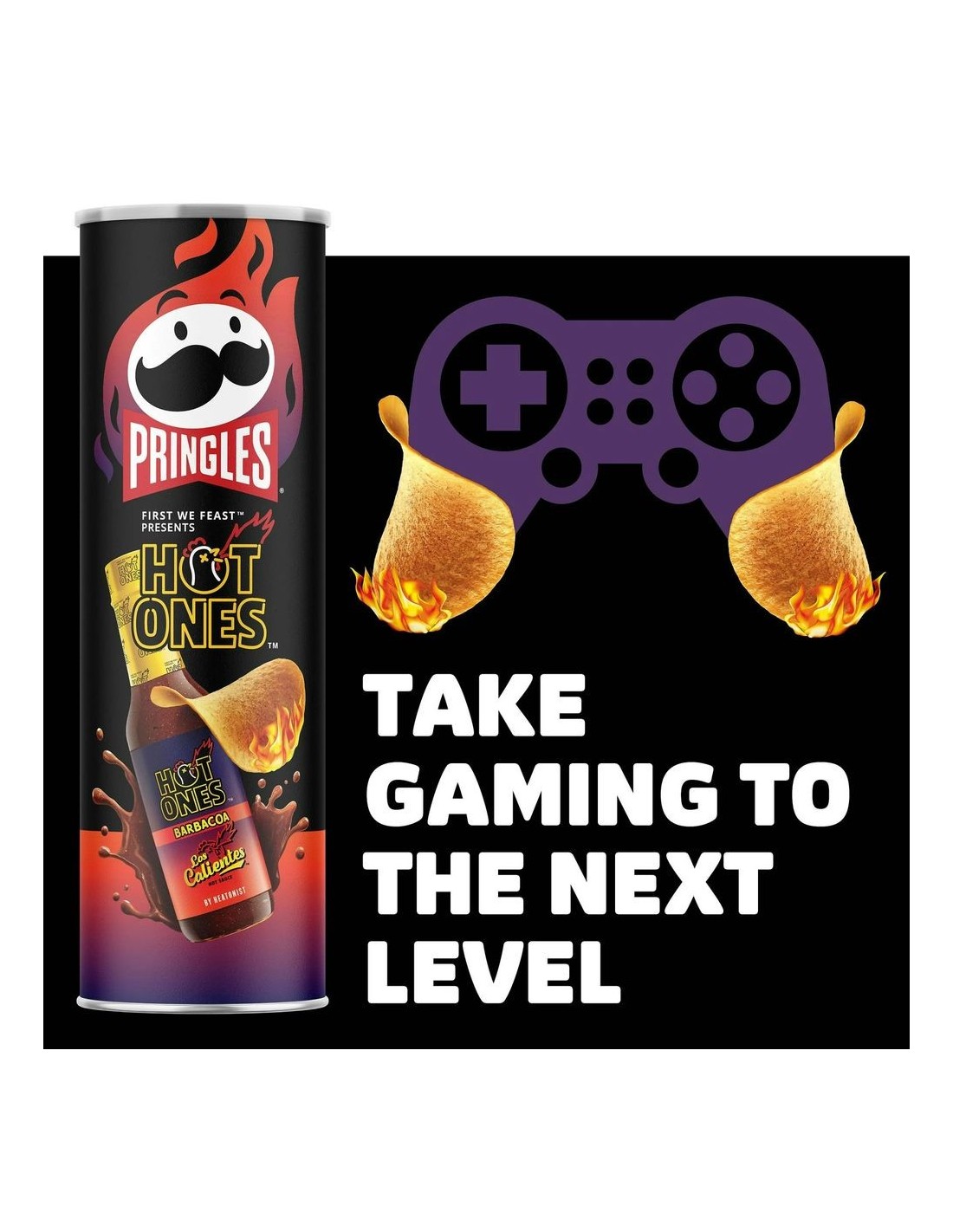 Achetez Pringles Hot Ones Barbacoa - Pop's America