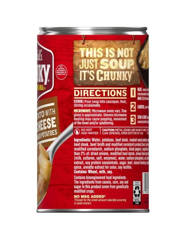 Compra la sopa Campbell's Chunky Steak & Cheese - EE. UU. | Pop's America