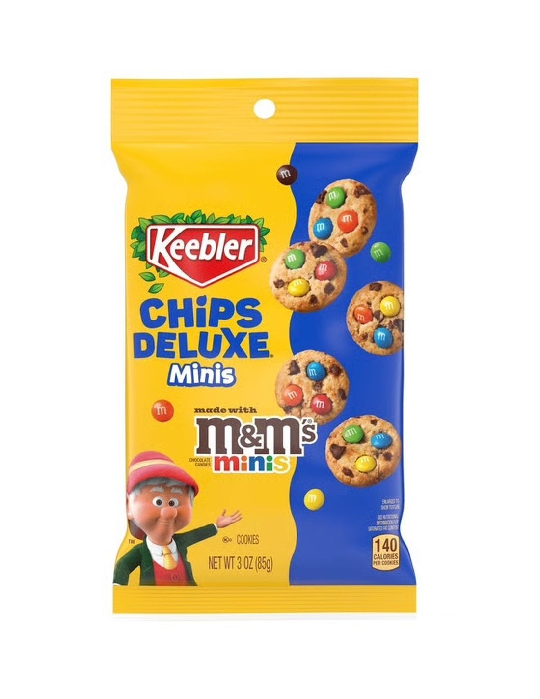 Galletas Keebler Chips Deluxe Bite Size y M&M's Minis (85 g) - Pop's ...