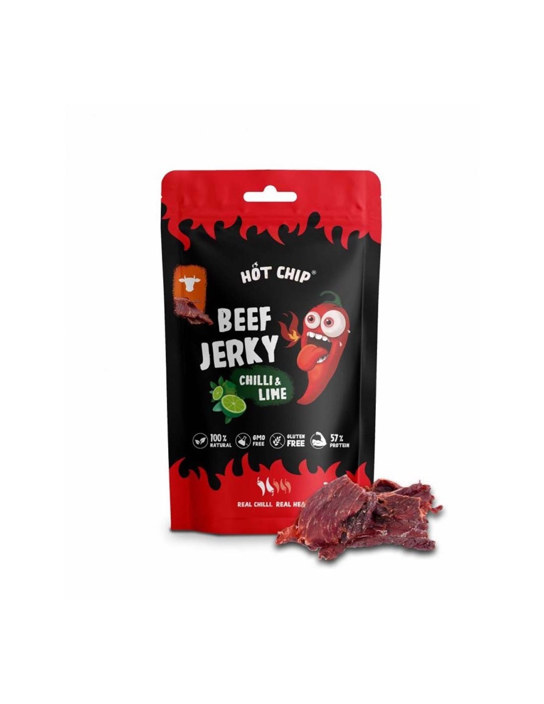 Comprar Hot Chip Jerky Chilli & Lime - Pop's America