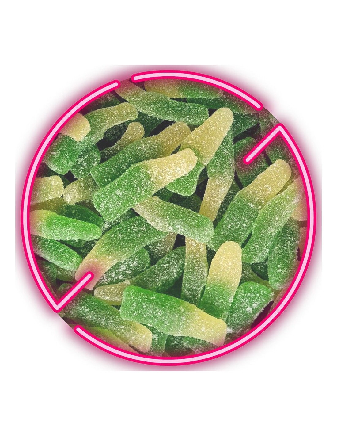 Comprar caramelos Sour Mojito Bottles - Pop's America