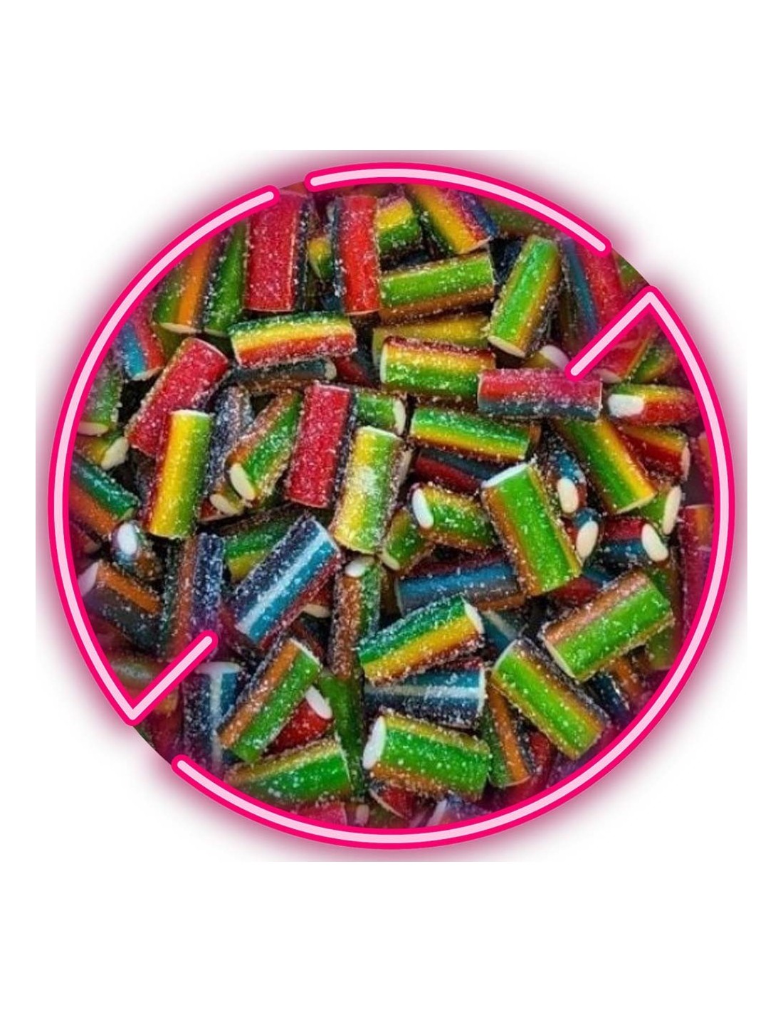 Acquista matite ripiene Mini Sour Rainbow - Pop's America