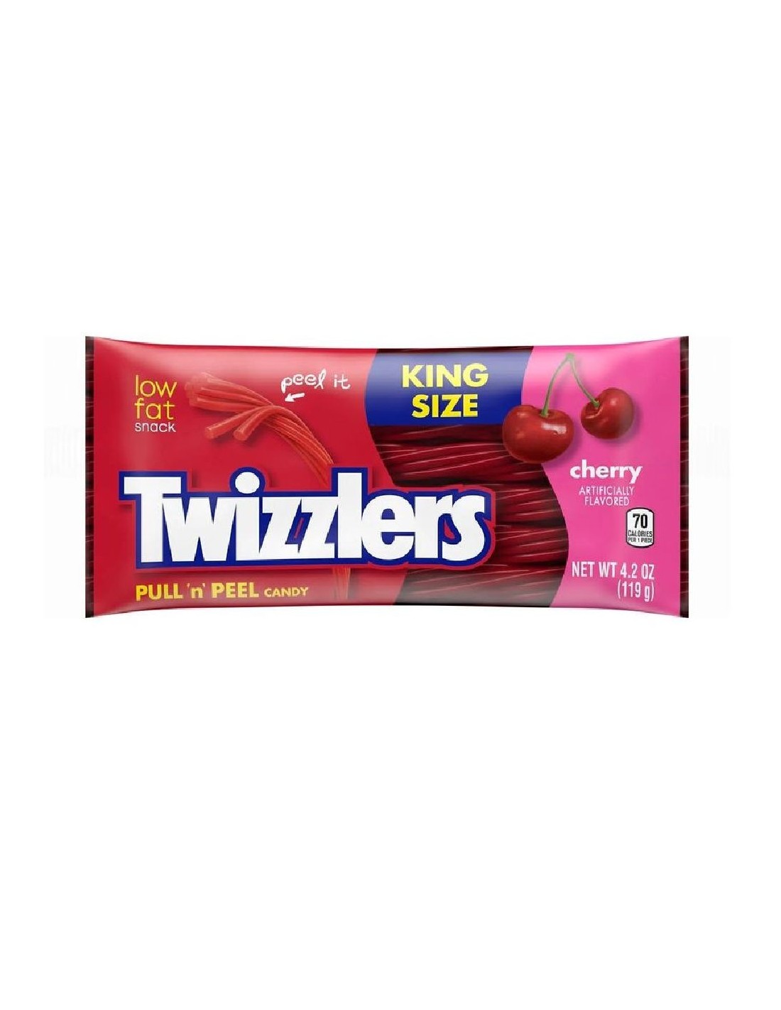 Achetez Twizzlers Pull 'n' Peel Cherry King Size - Pop's America
