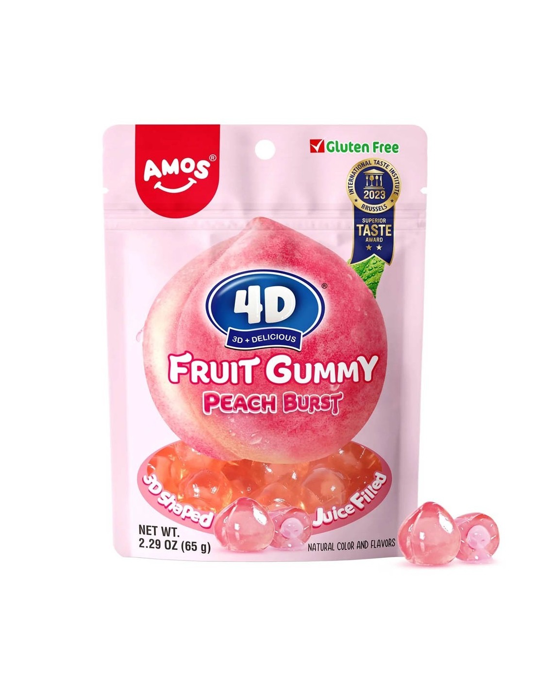 Buy Fruit Gummy Juicy Burst Peach - Pop's America