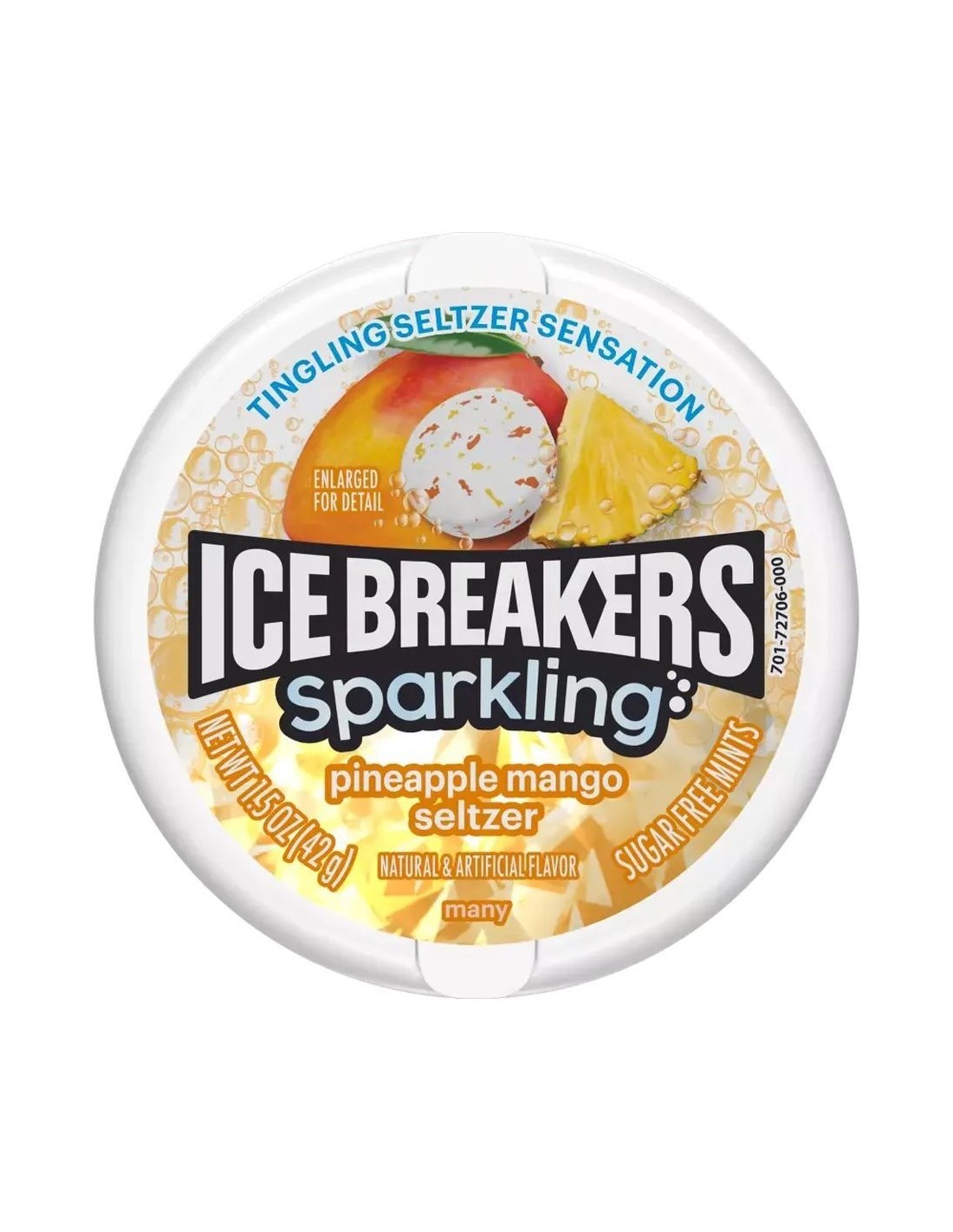 Ice Breakers Sparkling Pineapple Mango Seltzer: refrescante agua con ...