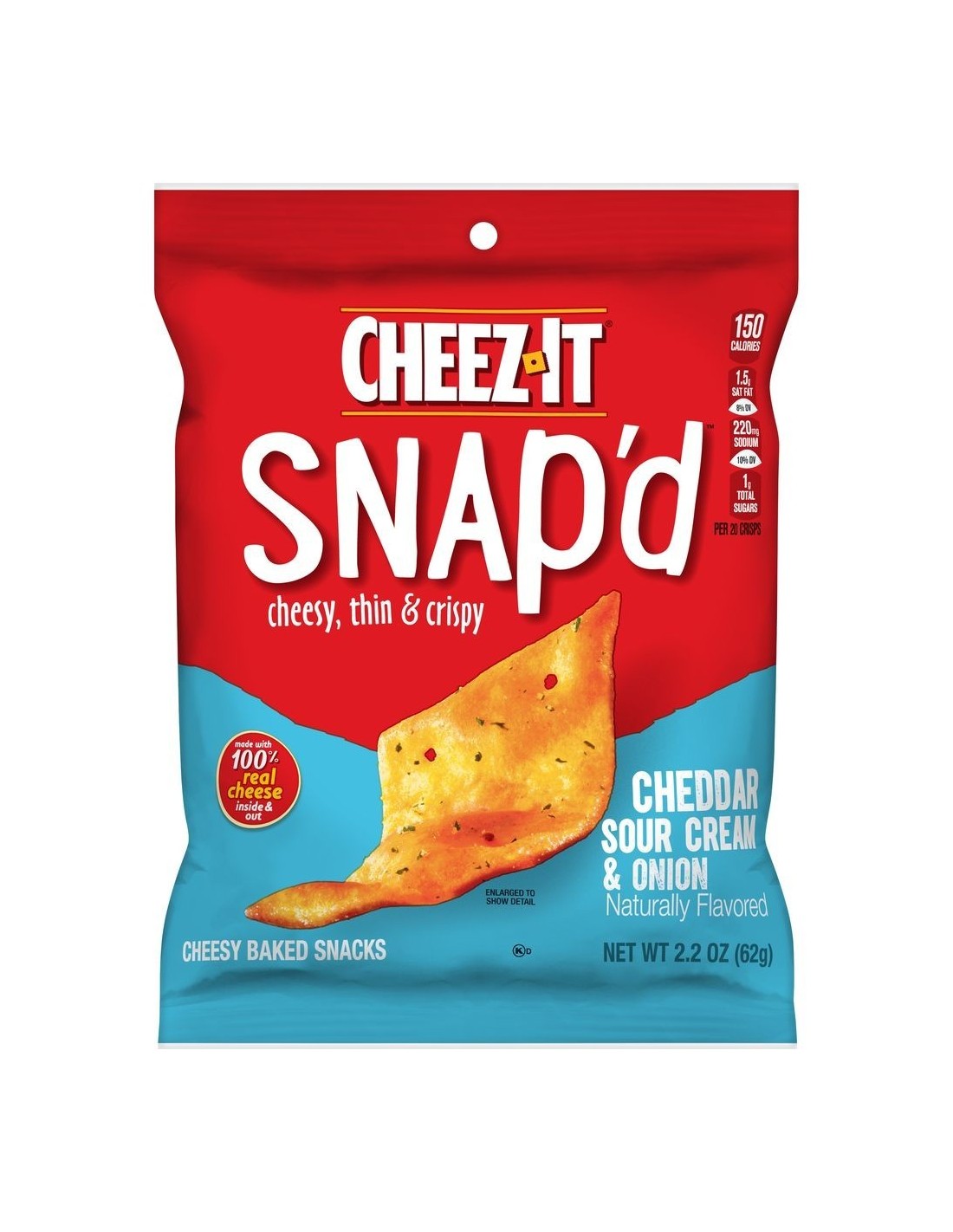 Cheez-It Snap’d Cheddar Crema Agria y Cebolla – Crujientes de Queso ...