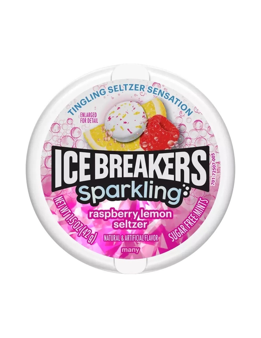 Ice Breakers Sparkling Raspberry Lemon Seltzer – Caramelle americane ...