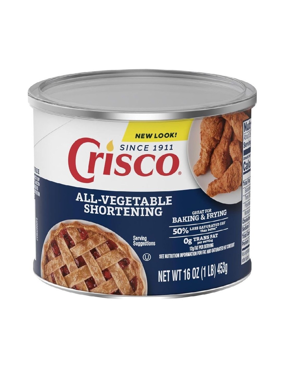 Manteca vegetal Crisco: grasa vegetal para hornear y freír | Pop’s America