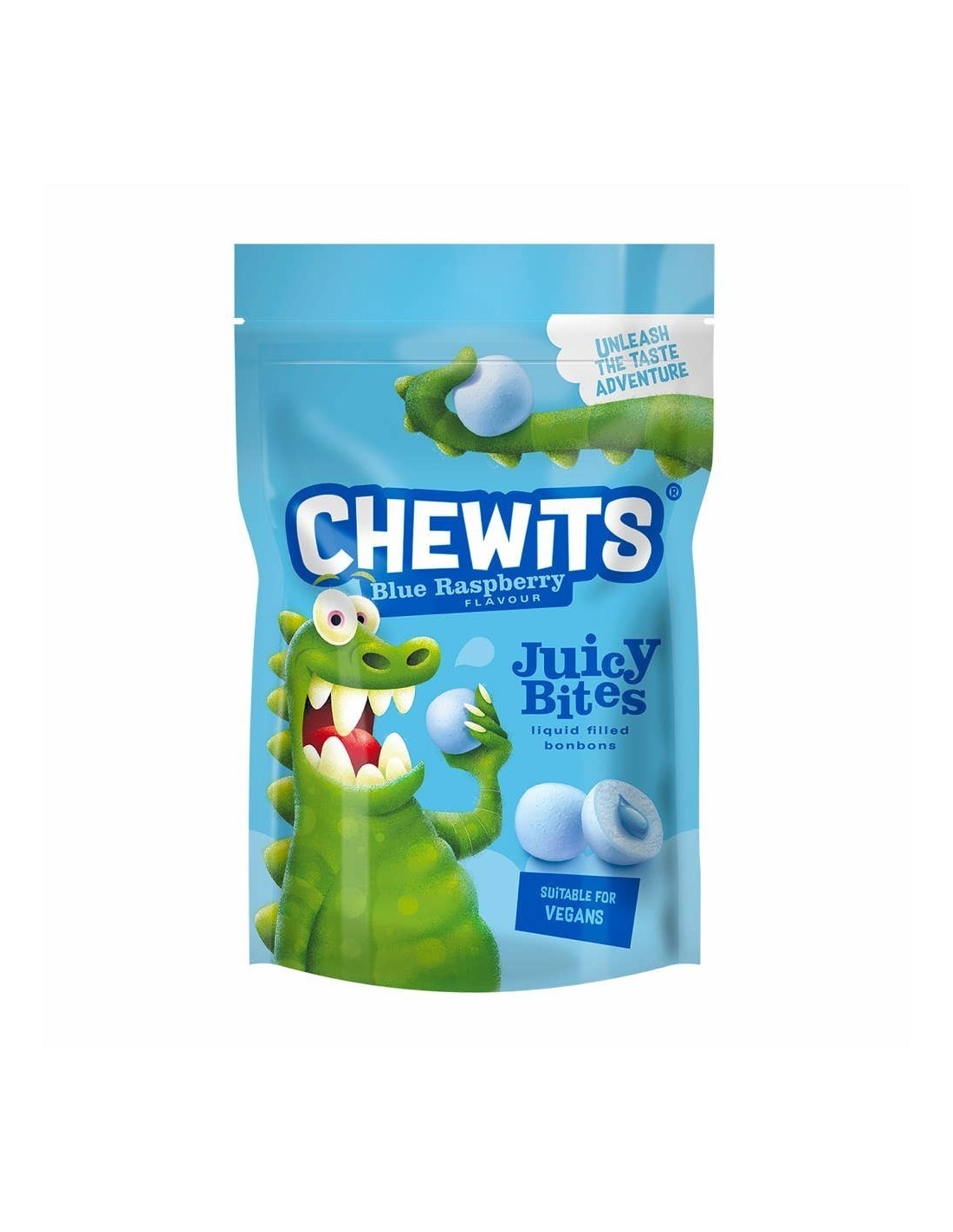 Chewits Juicy Bites Blue Raspberry – Caramelle morbide al lampone blu ...