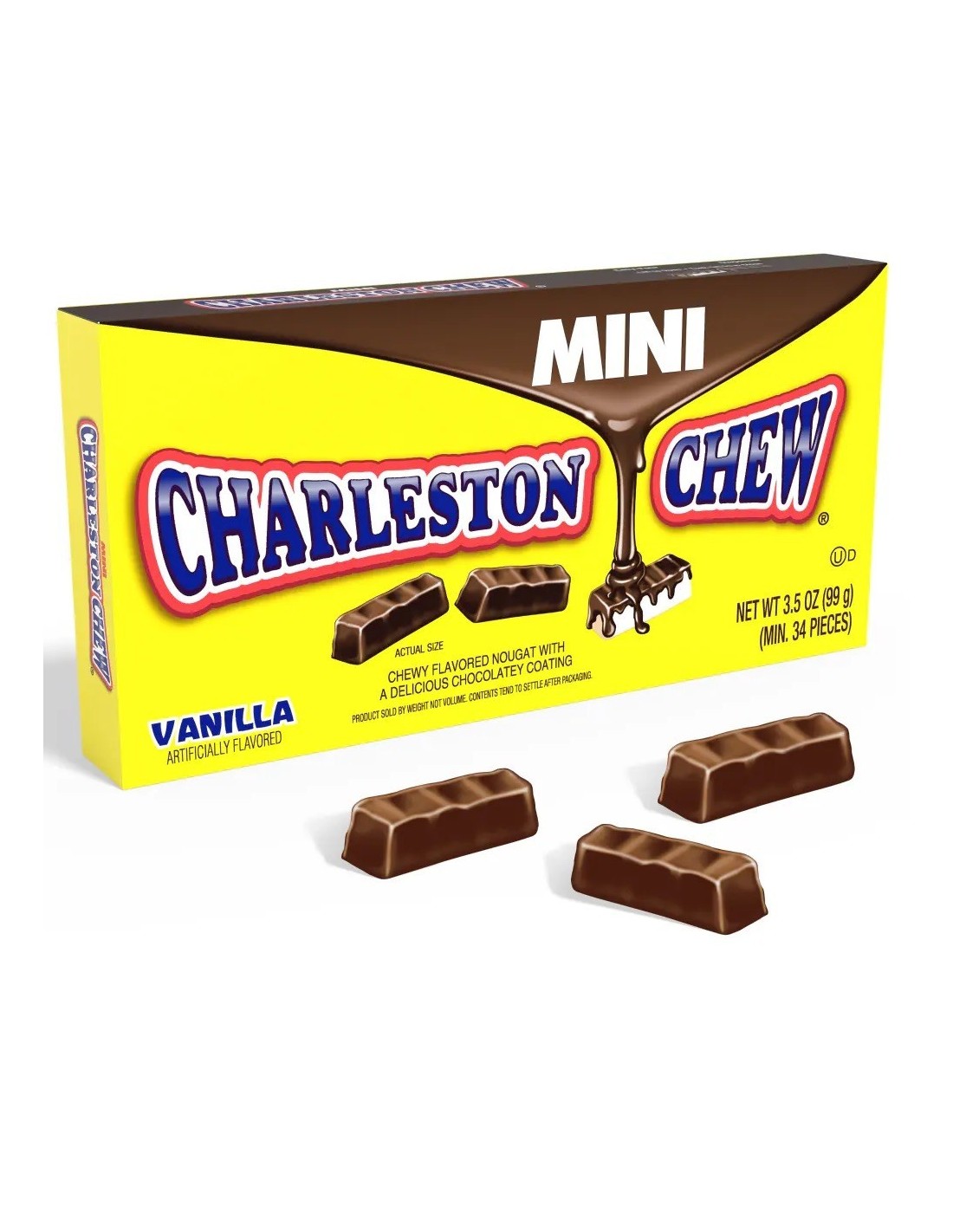 Charleston Chew Vanilla Mini – Bonbons tendres à la vanille enrobés de ...