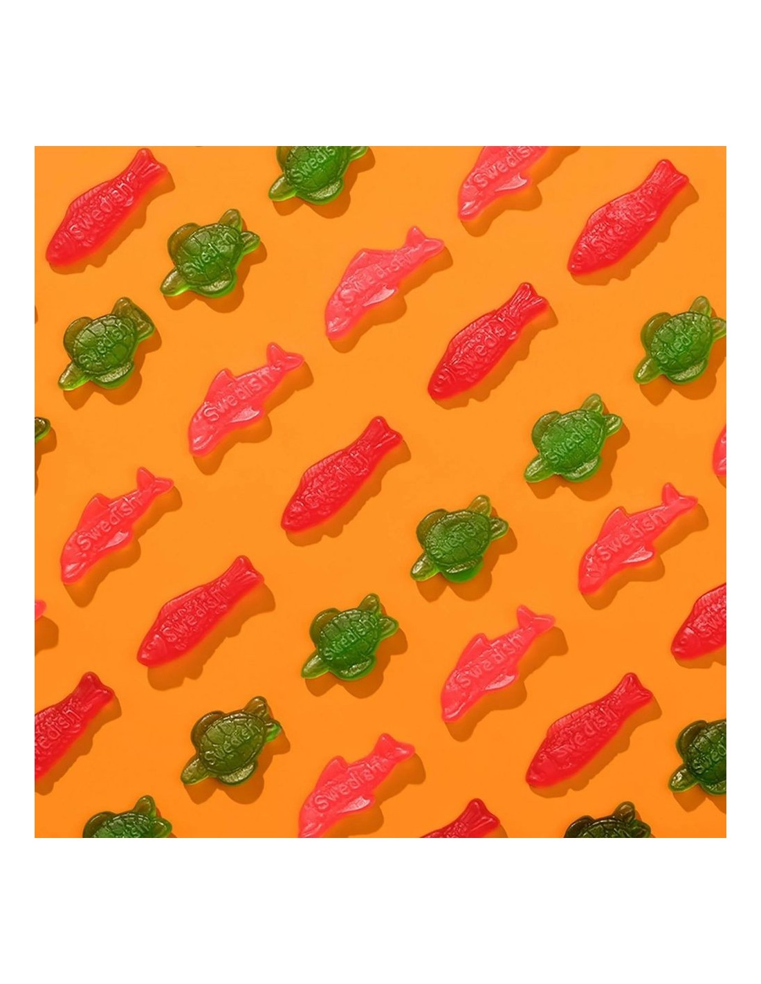 Swedish Fish y sus amigos 288 g – Caramelos de goma frutales americanos ...