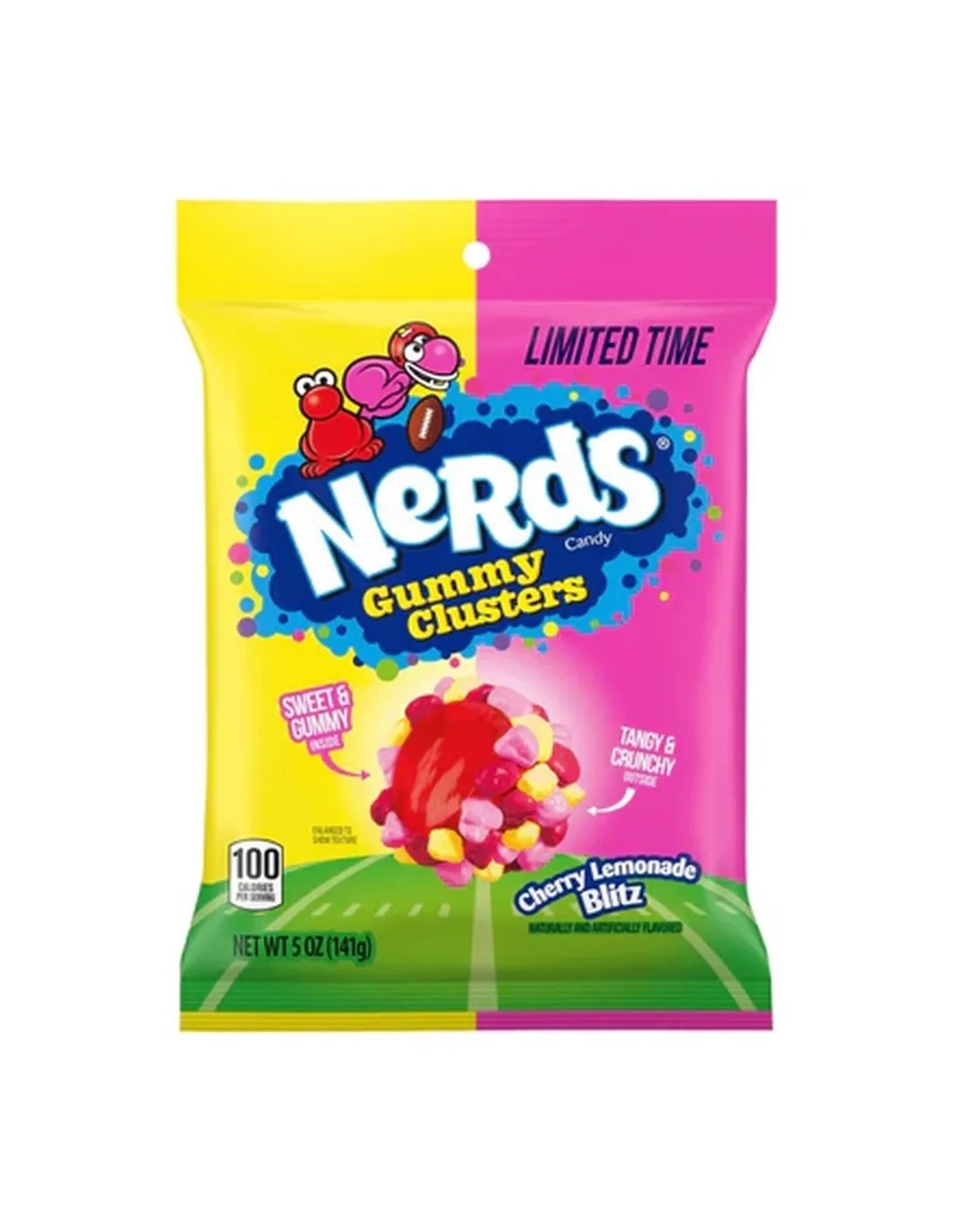 Nerds Gummy Clusters Cherry Lemonade Blitz 141g – Nerds crunchy gummies ...