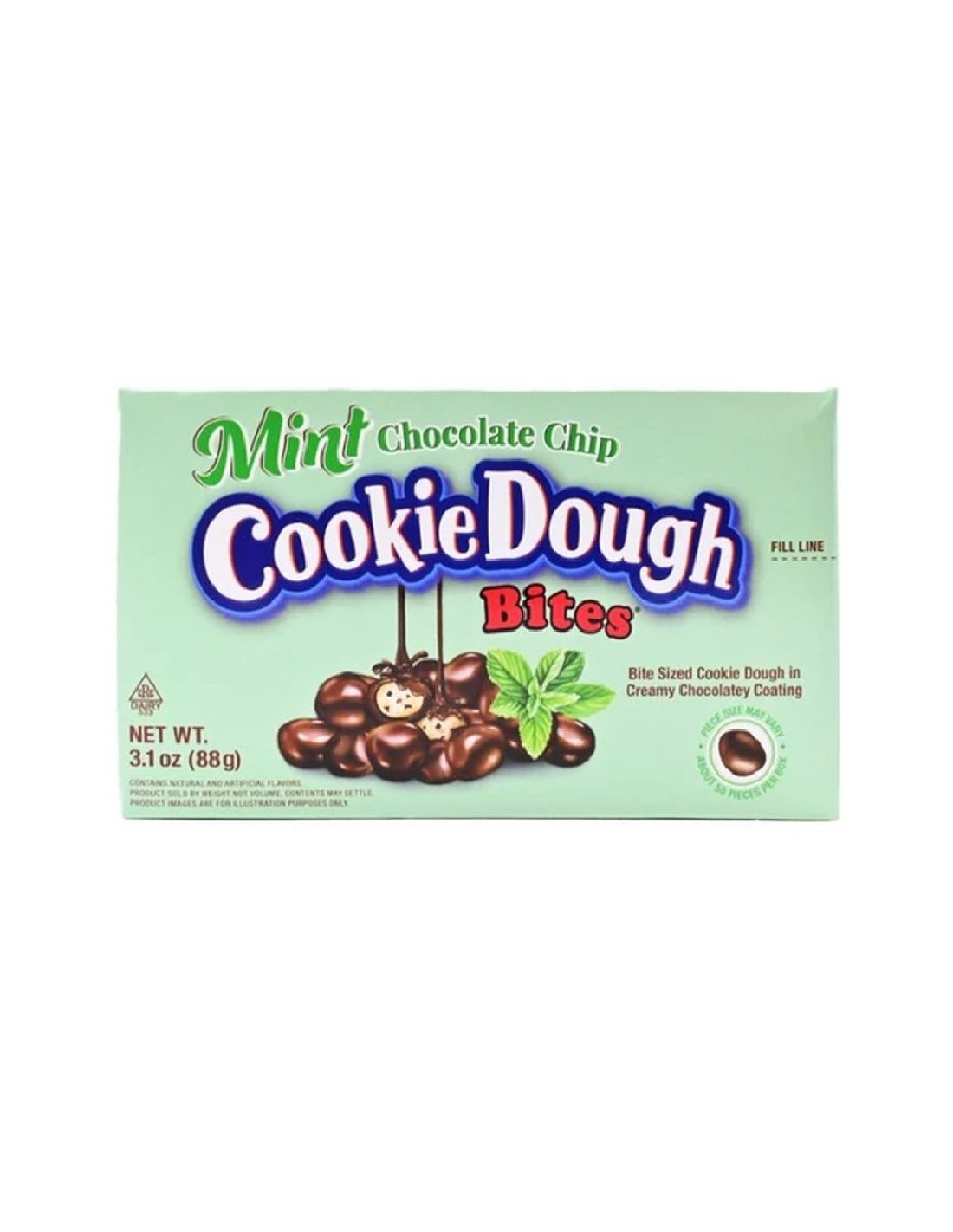 Mint Chocolate Chip Cookie Dough Bites | Pop’s America