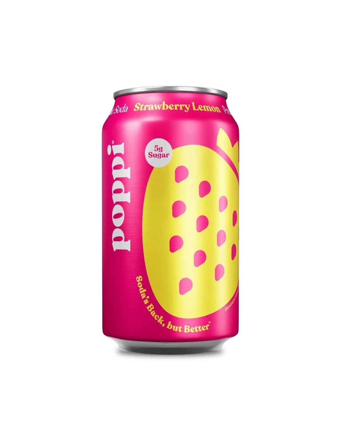 Refresco prebiótico Poppi de fresa y limón – Refresco prebiótico de ...