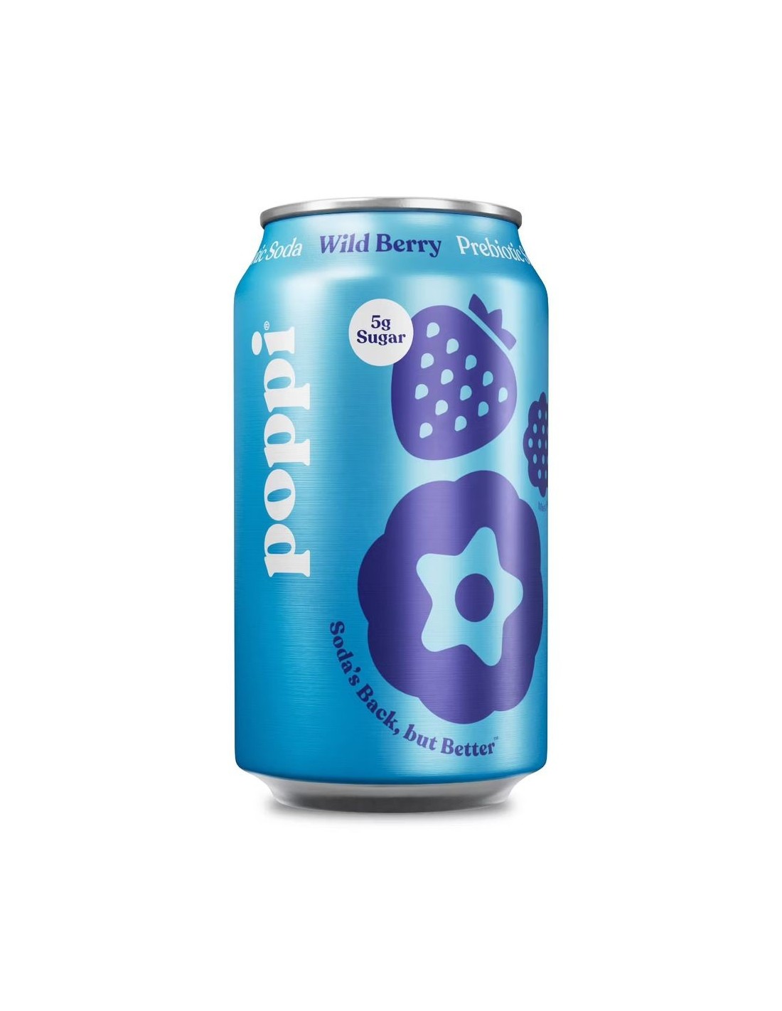 Poppi Prebiotic Soda Wild Berry – Soda prébiotique fruits rouges | Pop ...