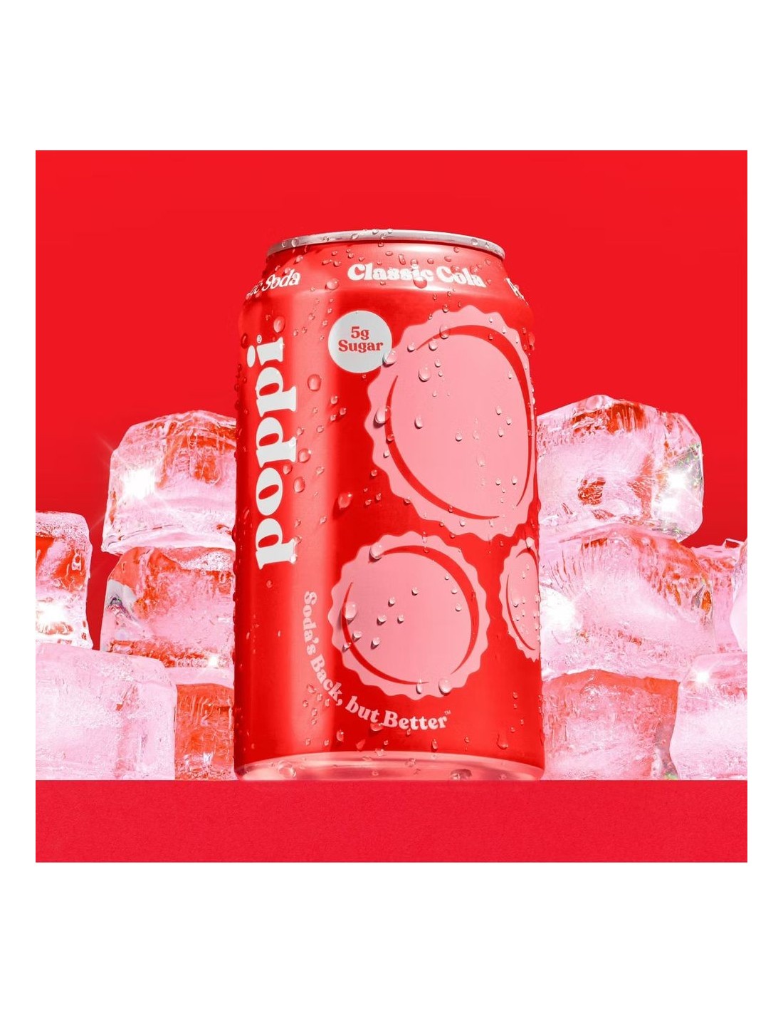 Poppi Prebiotic Soda Classic Cola – Soda prébiotique cola | Pop’s America