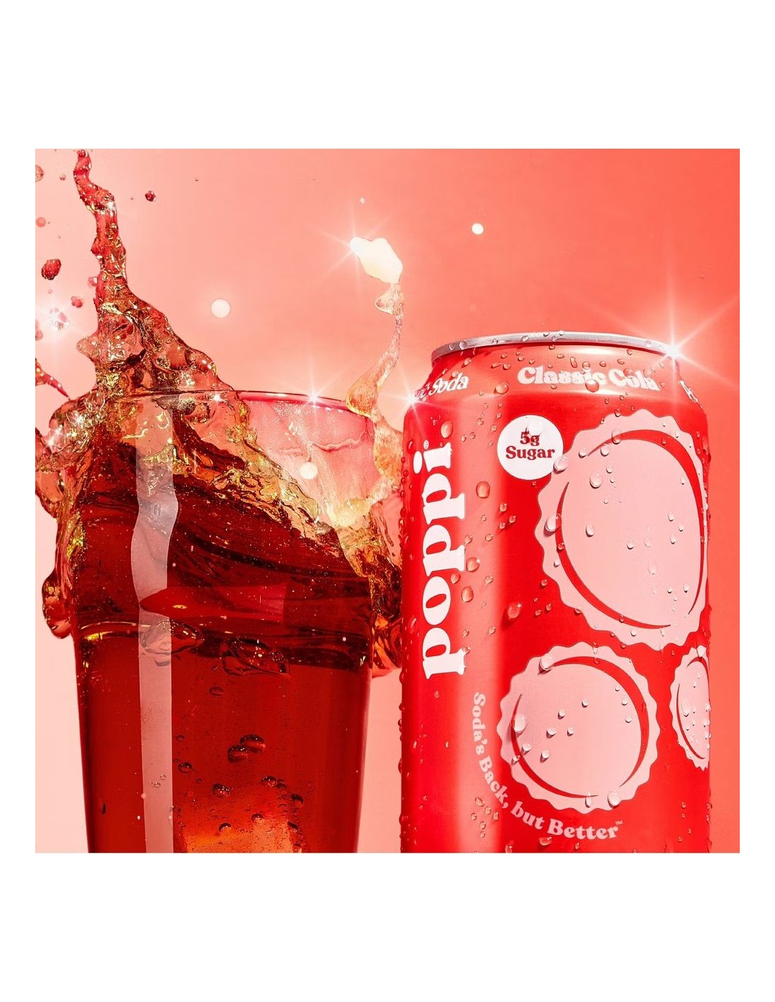 Poppi Prebiotic Soda Classic Cola – Soda prébiotique cola | Pop’s America