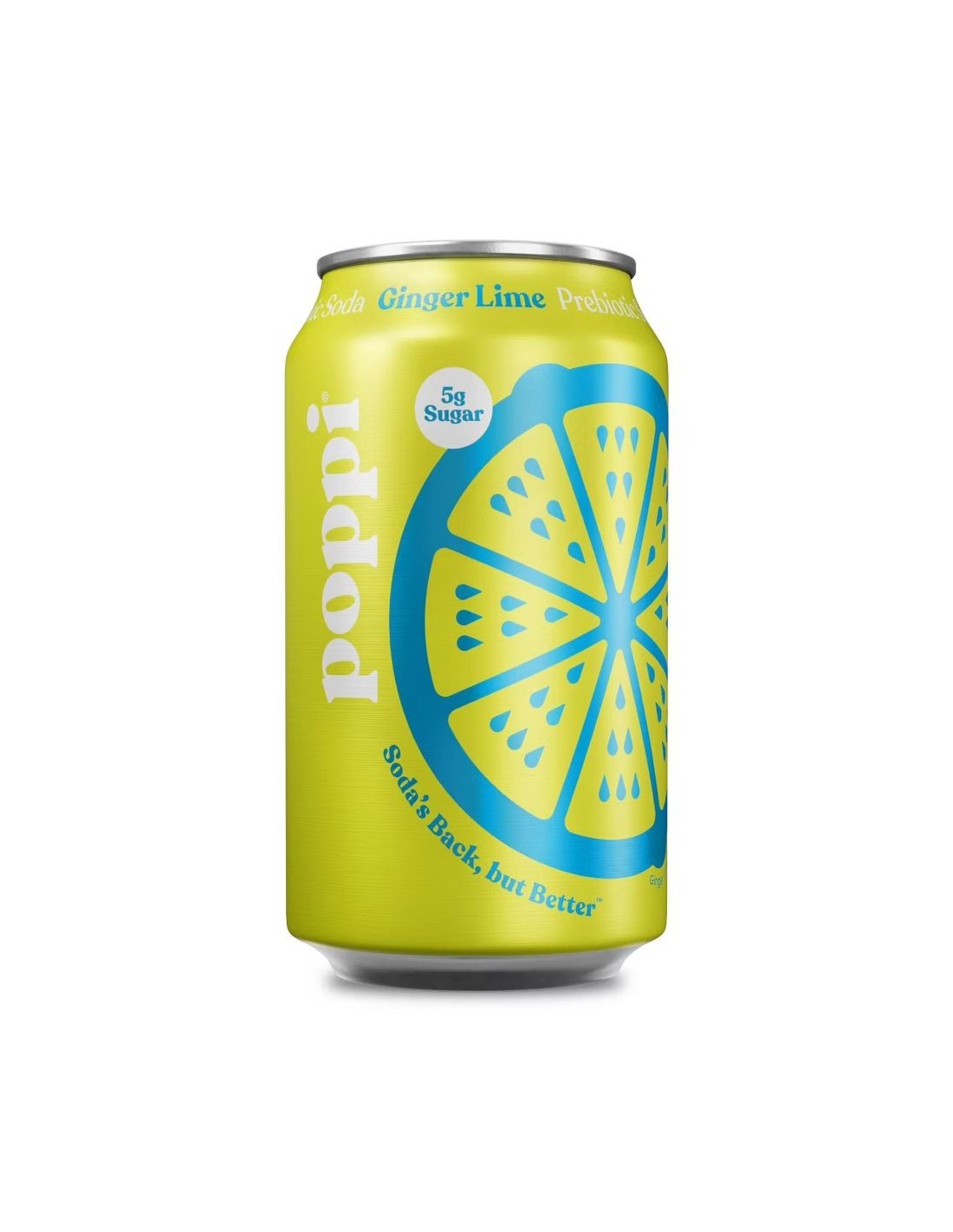 Refresco prebiótico de jengibre y lima Poppi – Refresco prebiótico de ...