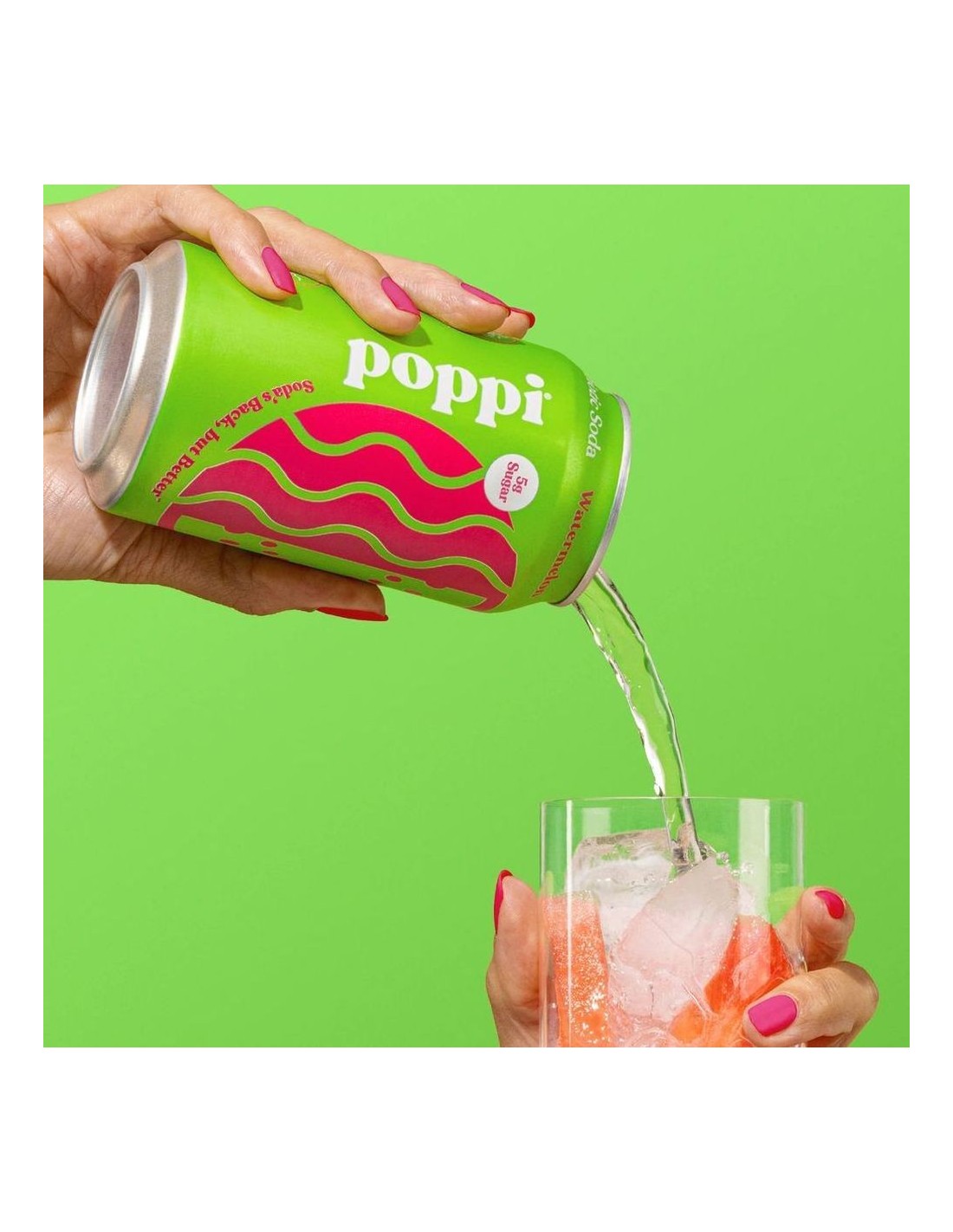 Poppi Prebiotic Soda Watermelon – Prebiotic Watermelon Soda | Pop’s America