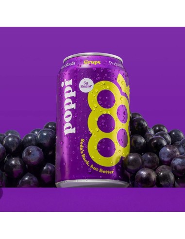 Refresco prebiótico de uva Poppi – Refresco prebiótico de uva | Pop's ...