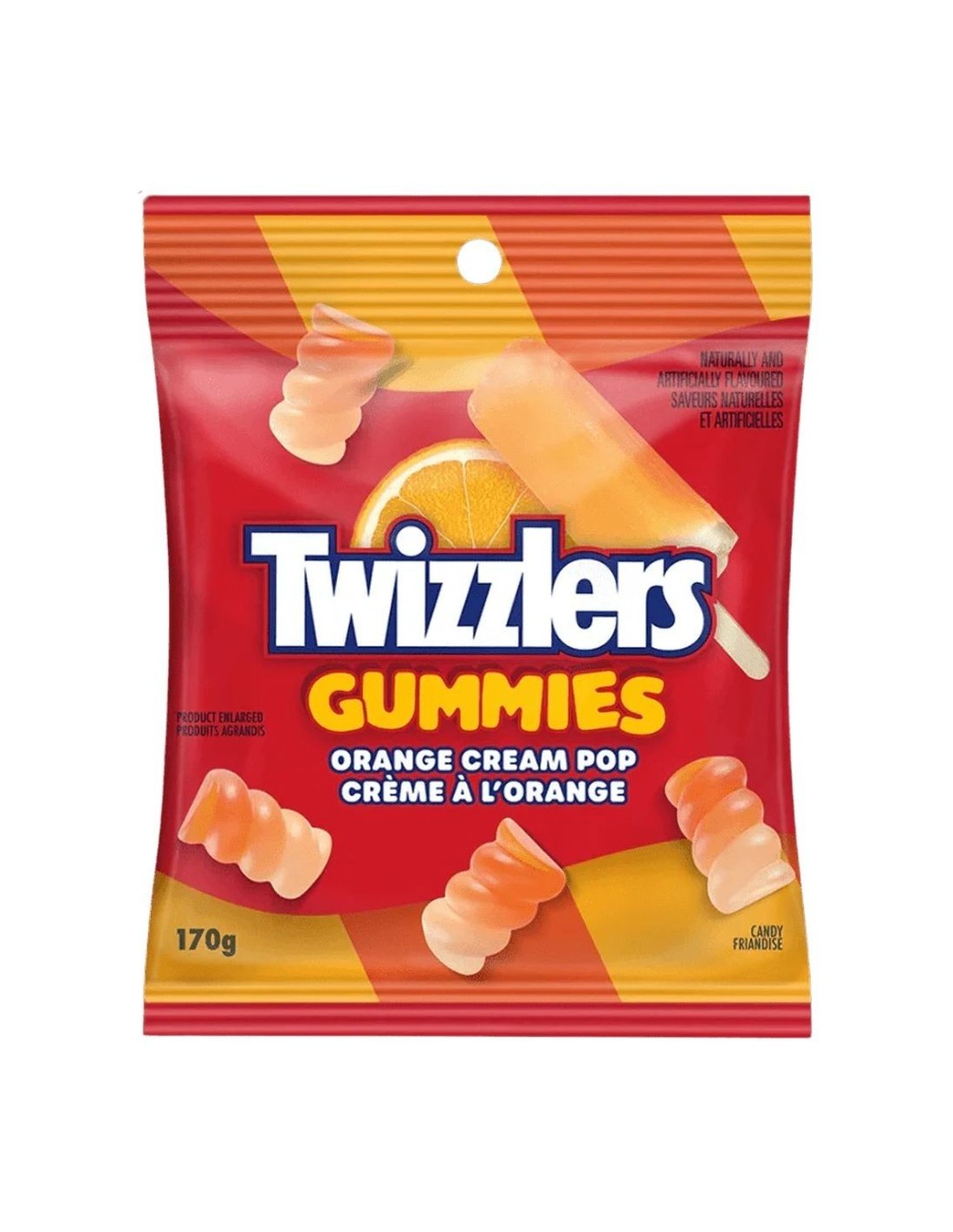 Twizzlers Gummies Orange Cream Pop – Gummy Candy | Pop’s America