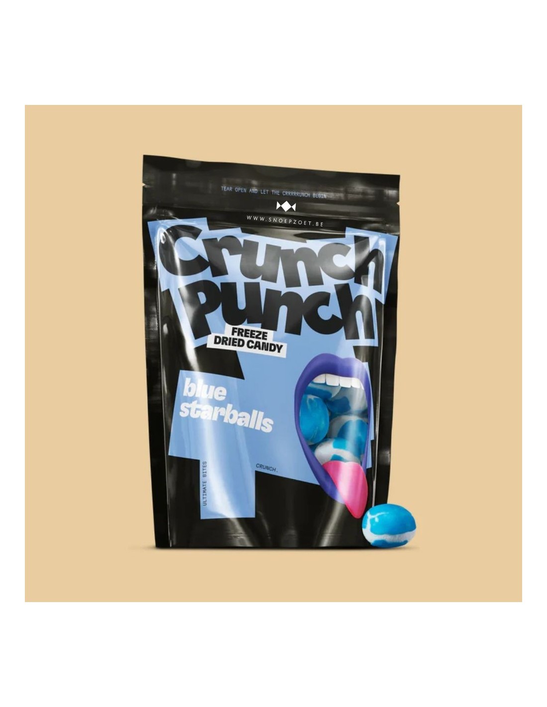 Crunch Punch Blue Starballs – Bonbons lyophilisés framboise bleue ultra ...
