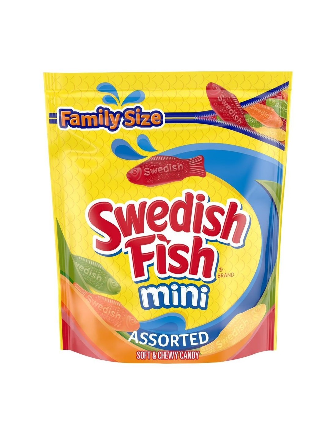 Swedish Fish Mini Assorted – Bonbons fruités format familial 816g | Pop ...