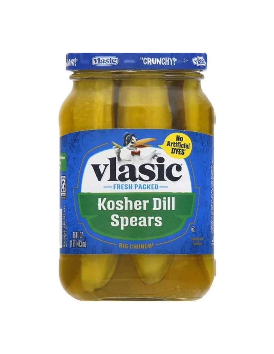 Vlasic Kosher Dill Spears – American Dill Pickles | Pop’s America