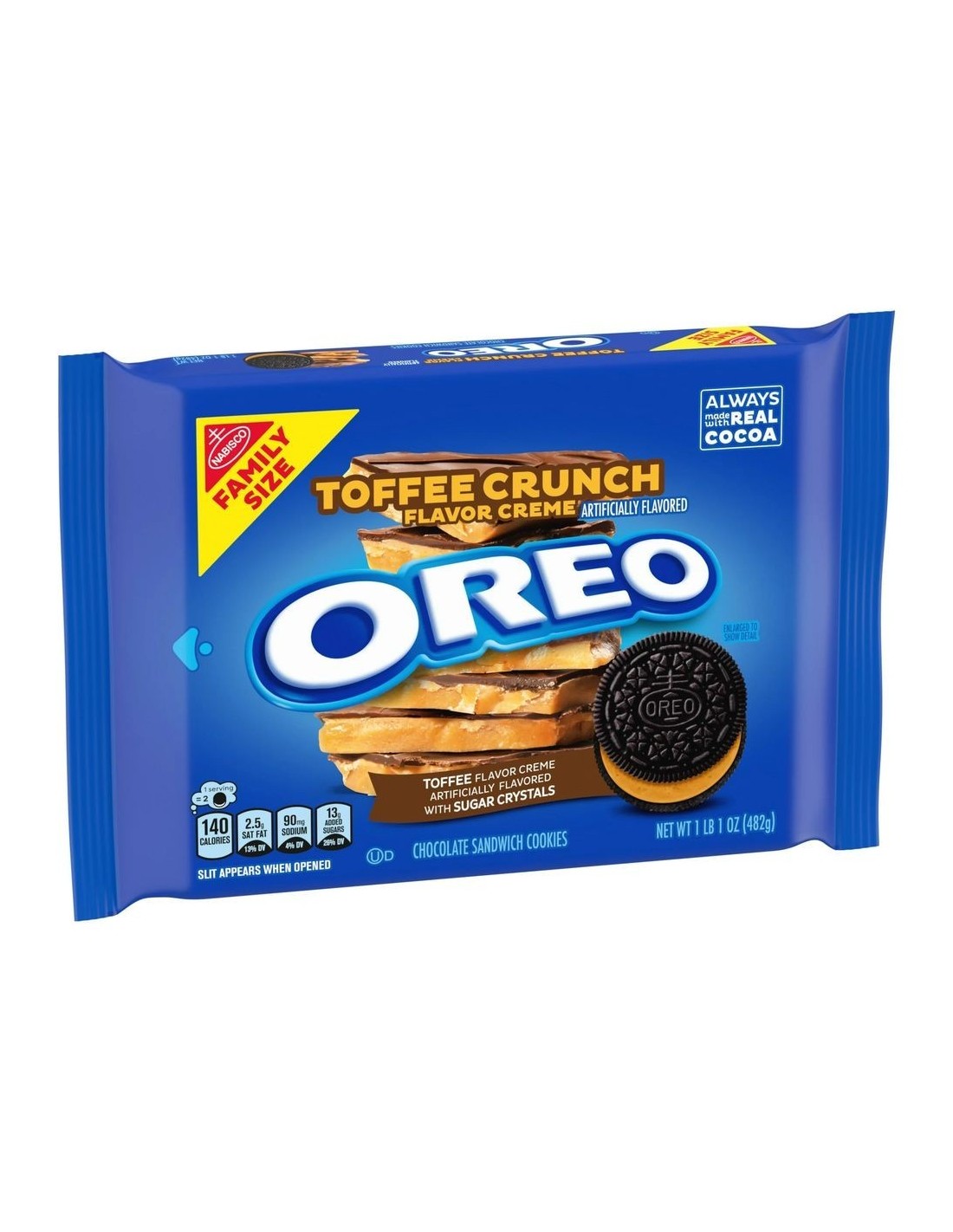 Oreo Toffee Crunch tamaño familiar: Galletas Oreo crujientes con ...