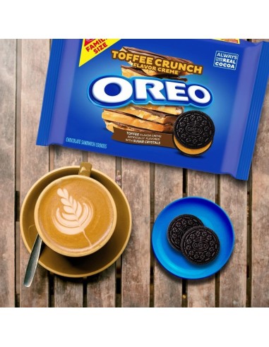 Oreo Toffee Crunch Family Size – Biscuits Oreo croquant caramel | Pop’s ...