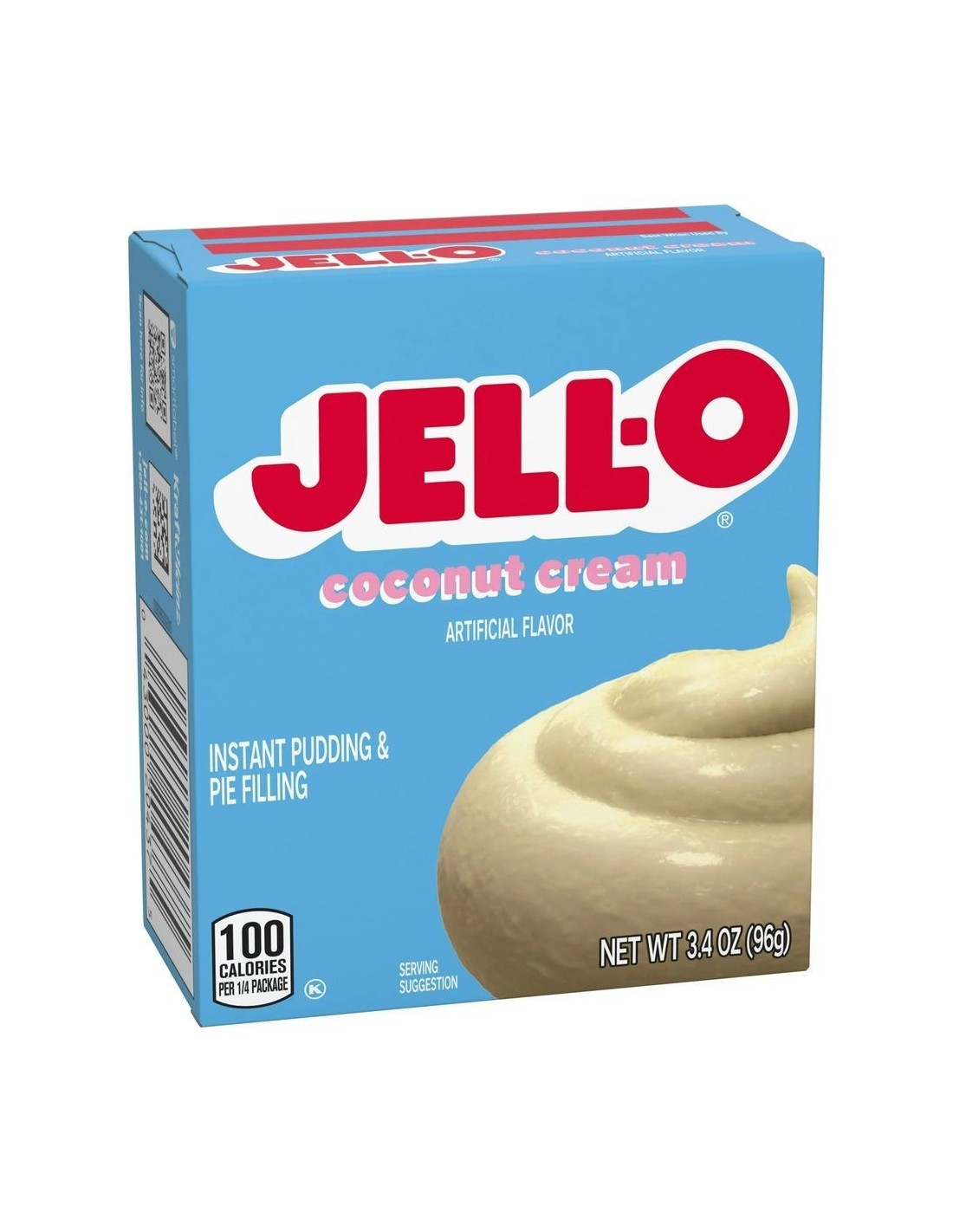 Crema de coco Jell-O : mezcla para pudín y pastel de coco | Pop's America