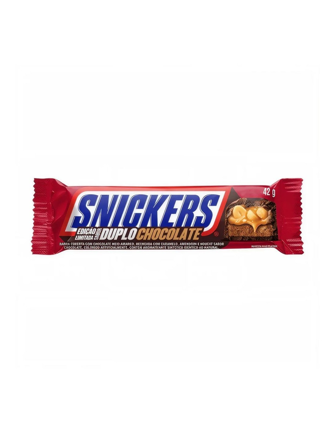 Snickers Double Chocolate – Barre chocolatée cacahuètes double cacao ...