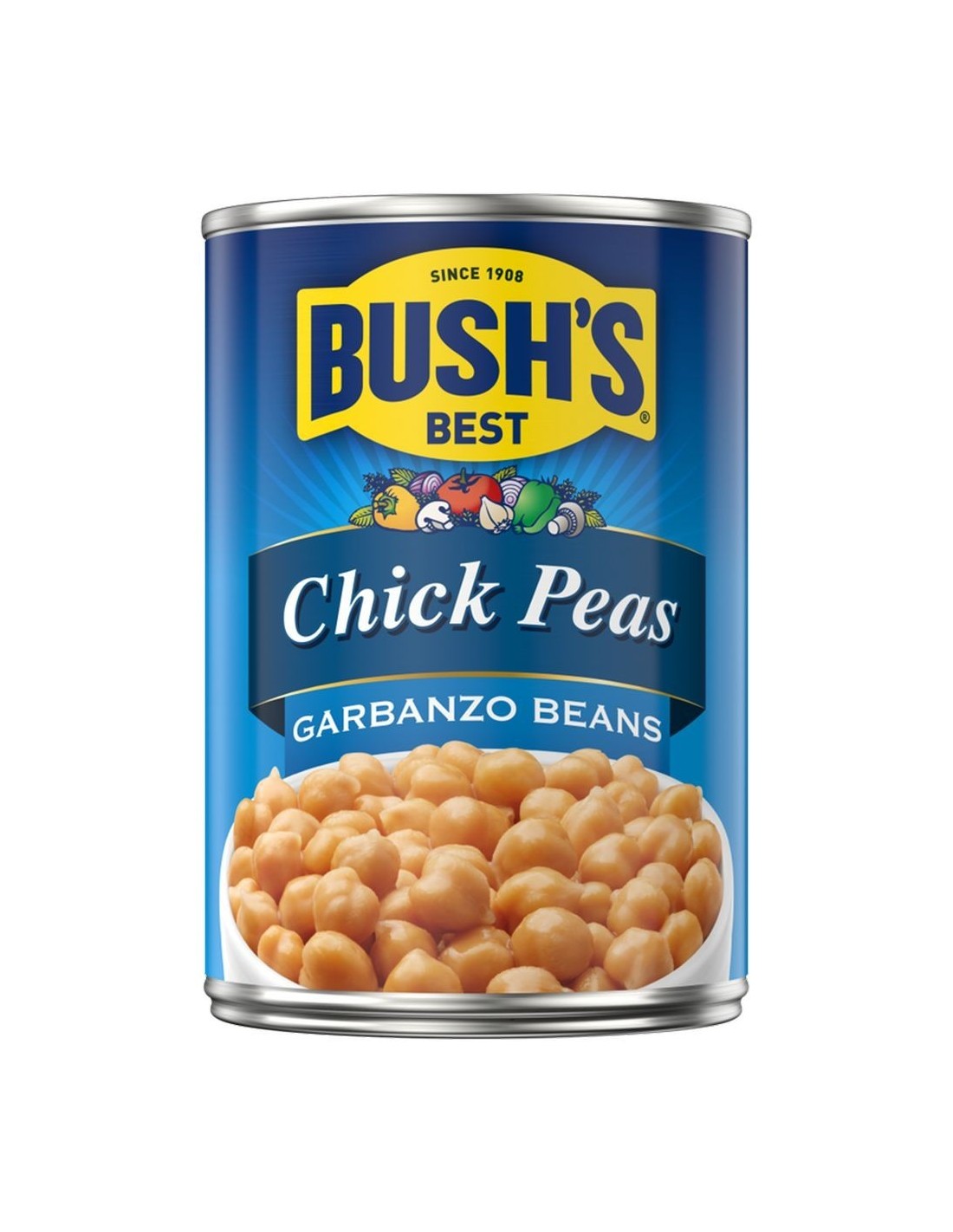 Bush's Best Chick Peas Garbanzo Beans 454g – American Chickpeas | Pop's ...