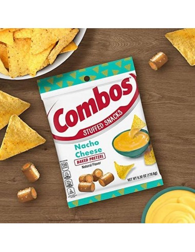 Combo di Nacho e Pretzel al Forno 178 g – Snack Americano Ripieno | Pop ...