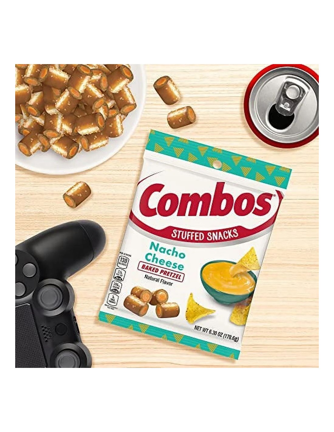 Combos de pretzels horneados con nachos y queso (178 g) – Bocadillo ...