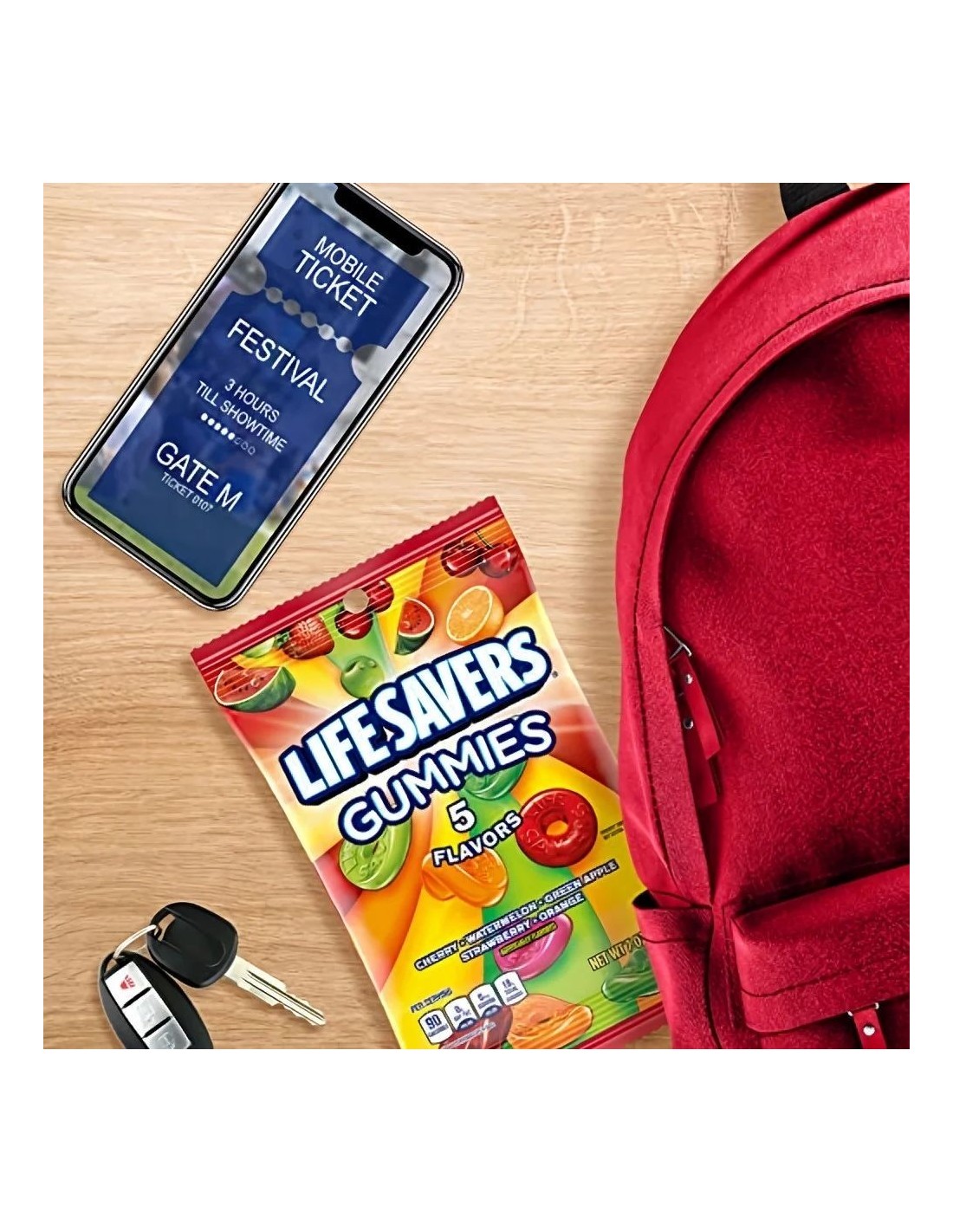 Life Savers Gummies 5 Flavours – Bonbons gummy fruités américains | Pop ...