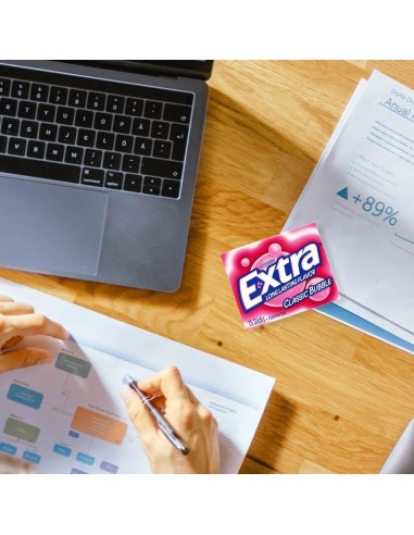 Extra Gum Classic Bubble – Gomma da masticare al gusto di gomma da ...