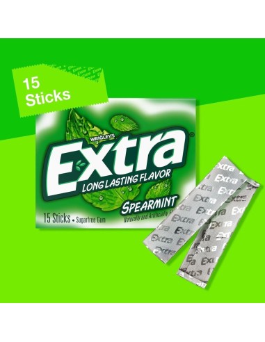 Chicle Extra de Menta Verde – Chicle con un toque de menta dulce | Pop ...