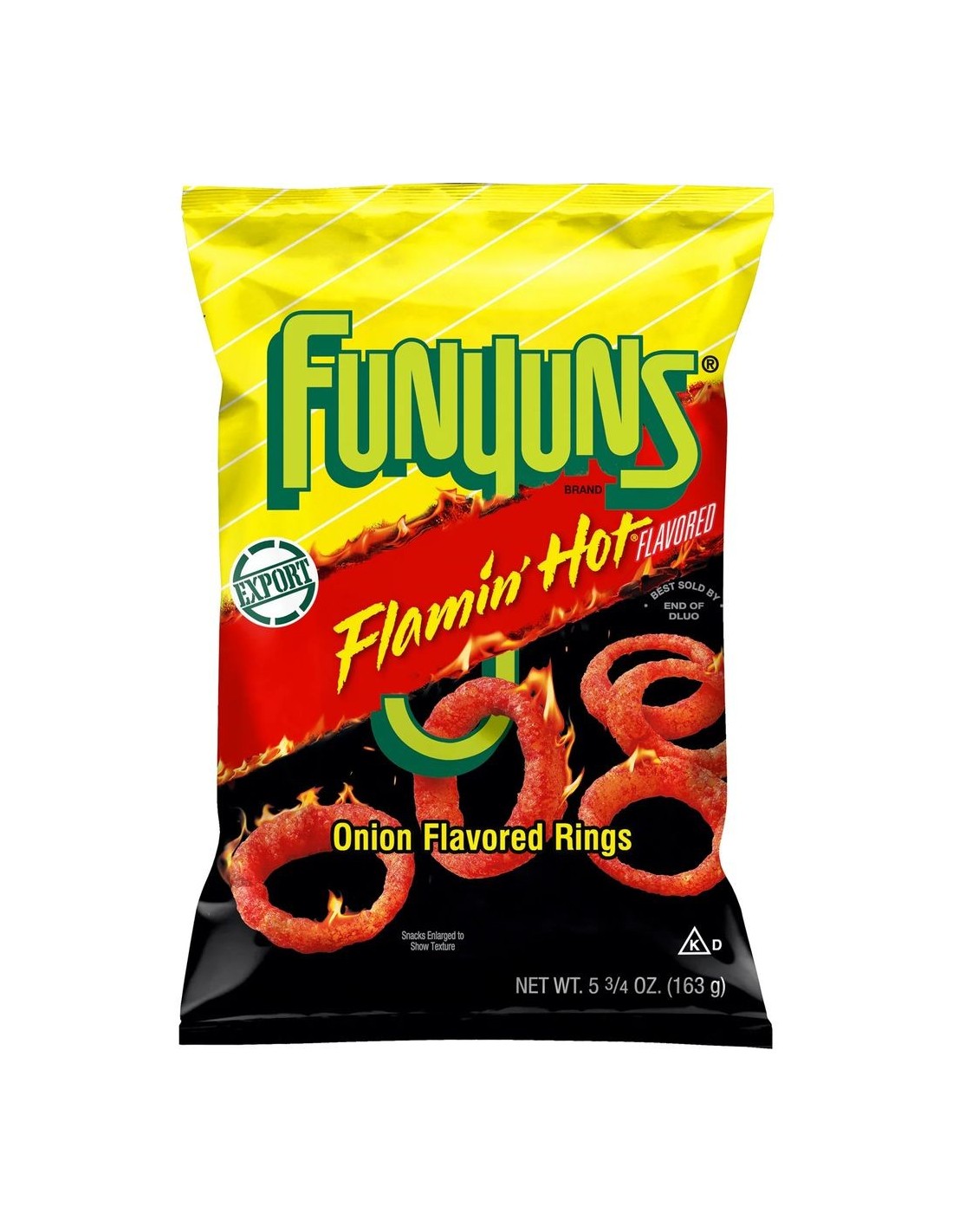 Chips Funyuns Flamin' Hot 163g - Pop's America